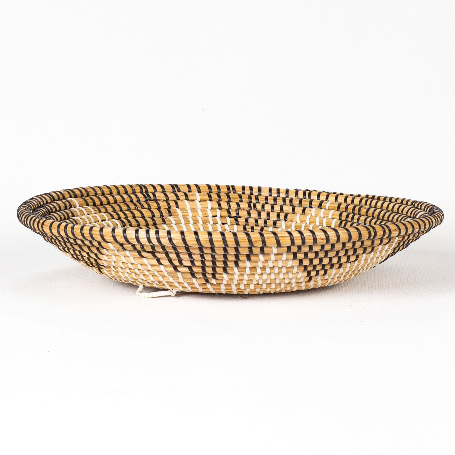 Hasır Duvar Sepeti, Yıldız Desenli, Natural-Beyaz - 27x6 cm - Hasır ...